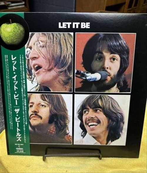 The Beatles Let It Be LP OBI Japan