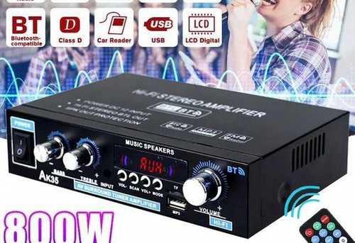 Усилитель звука AK35 2x30 Вт Bluetooth 220V/12V