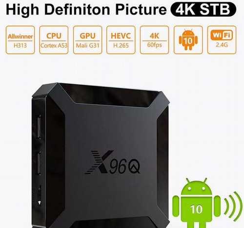 Android TV box X96Q с процессором Allwinner H313 н