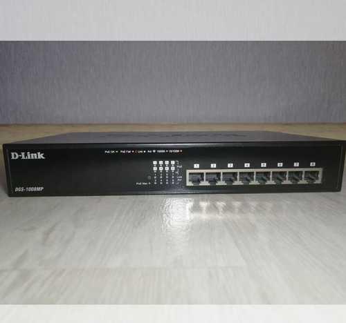 Poe коммутатор D-Link DGS-1008MP