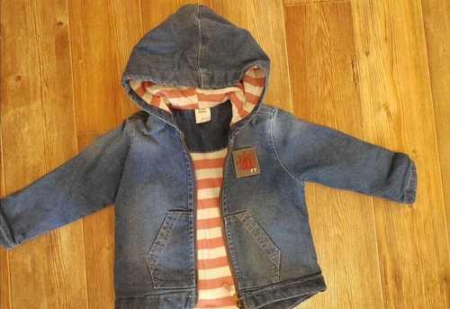 Джинсовая куртка детская 86