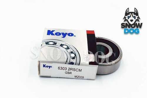 Подшипник шариковый однорядный Koyo 6303-2RS