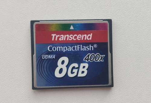 Карта памяти compact flash Transcend 8gb 400x