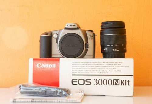 Пленочный фотоаппарат Canon EOS 3000N Kit как новы