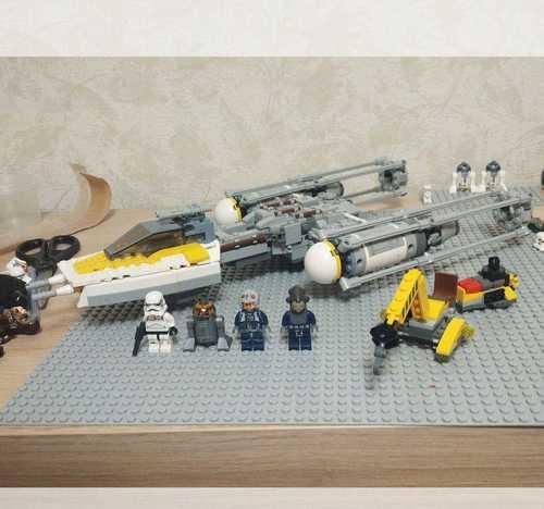 Lego star wars боевой корабль Y-wing (оригинал)