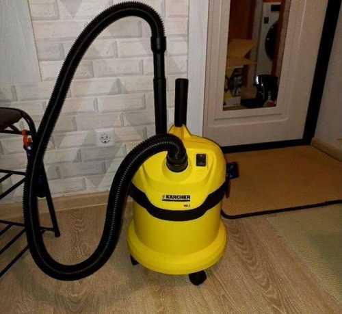 Профессиональный пылесос karcher WD 2, 1000 Вт