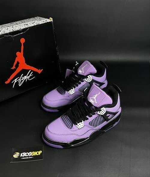 jordan 4 x travis scott purple