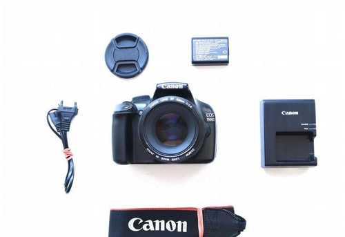 Фотоаппарат Canon 1100d +50mm f1.4 (ручной фокус)