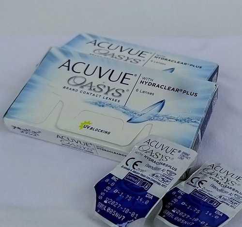 Контактные линзы Acuvue Oasys; -1,75