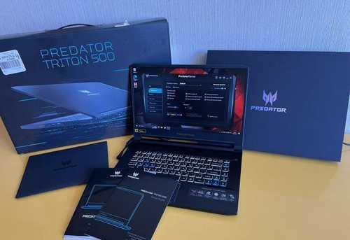 Игровой ноутбук 15.6" Acer Predator Triton 500 PT515-52, 512 ГБ, Core i7-10750H, RAM 16 ГБ, GeForce RTX 2070 8 ГБ