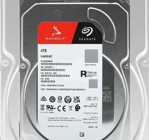 Жесткий диск Seagate IronWolf 4Tb