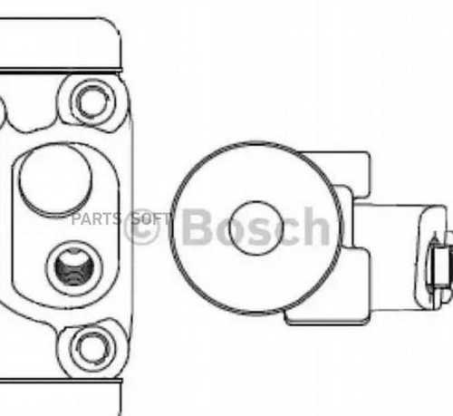 Bosch F026002350 Цилиндр торм.раб.20,64 mm