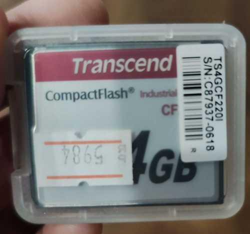 Промышле. карта памяти CompactFlash Transcend