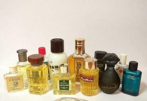 Мужская парфюмерия (винтажные миниатюры)