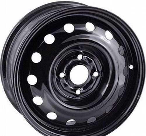 Диски Trebl X40021 6x15 4*98 ET35 DIA58.6 Black Штампованный
