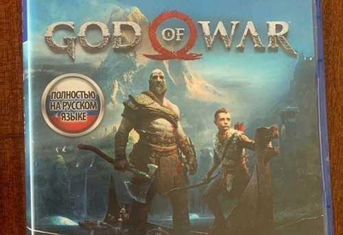 Диск God of War, PS4, полностью на русском языке