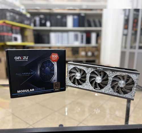 Комплект Palit RTX 3080Ti  Ginzzu 80 Bronze 800W