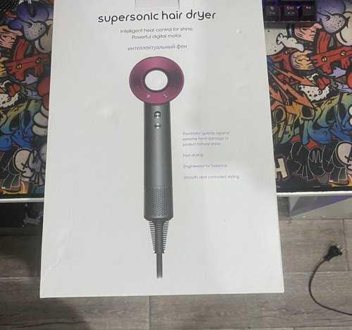 Фен dyson supersonic фиолетовый