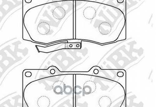 Колодки пер. hummer H3 3.5 05, 5.3 08 PN049