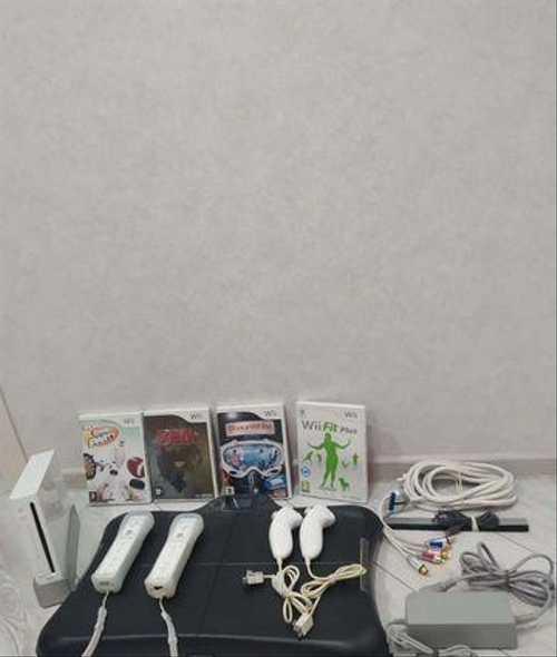 Nintendo wii (комплект с pro balance bord)