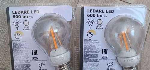 Новые светодиодные лампы е27 600 лм IKEA