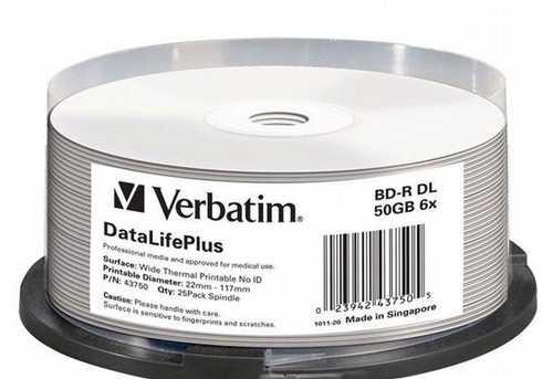 Оптический диск BD-R диск Verbatim 50Gb #203370