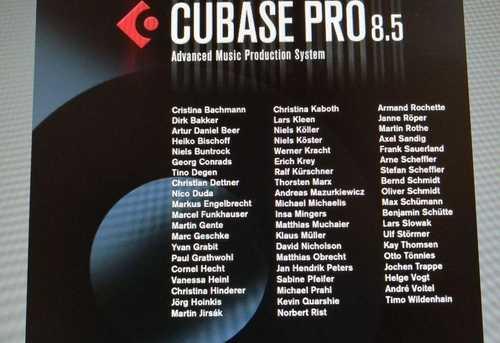 Steinberg Cubase 8.5 Pro лицензия с USB ключом