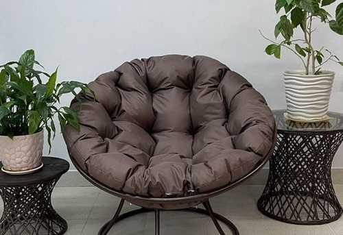 Кресло папасан без ротанга (коричневое)