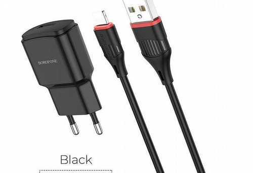 Зарядное устройство borofone BA48A Orion USB + Каб