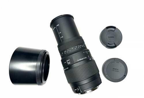 Обьектив sigma DG 70-300 для Canon