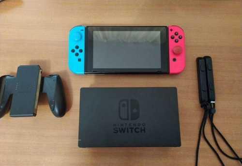 Nintendo switch прошитая + ring fit