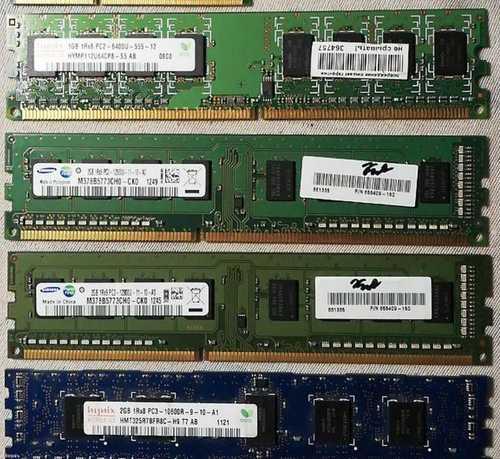 Озу dimm sodimm ddr2 ddr3 PC3 pc2 2gb 2гб 1gb 1гб