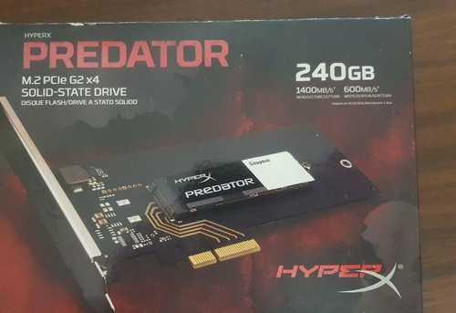 SSD Kingston predator 240 гб M.2 shpm2280P2H/240G