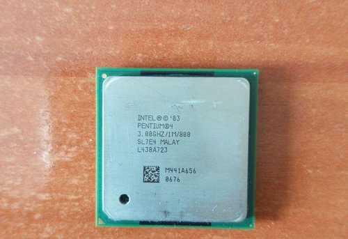 Процессор Intel Pentium 4 3 GHz, SL7E4, S478