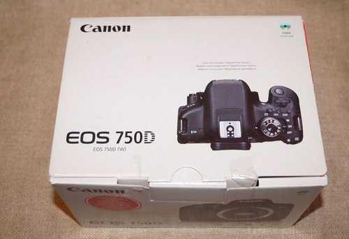 Canon EOS 750d body 4000 кадров Доставка
