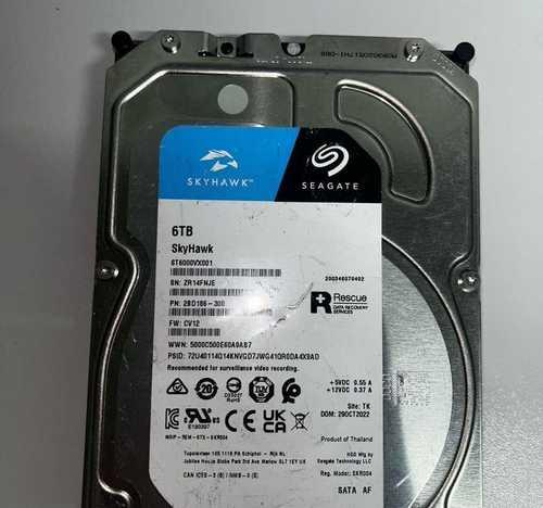 Seagate skyhawk 6 tb