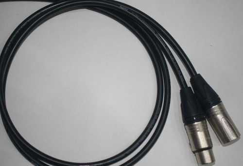 Новый кабель Klotz XLR-XLR 1м. Доставка по РФ