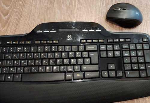 Беспроводная клавиатура +мышь logictheh
