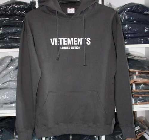 Худи vetements серое vhq (Арт.30282)