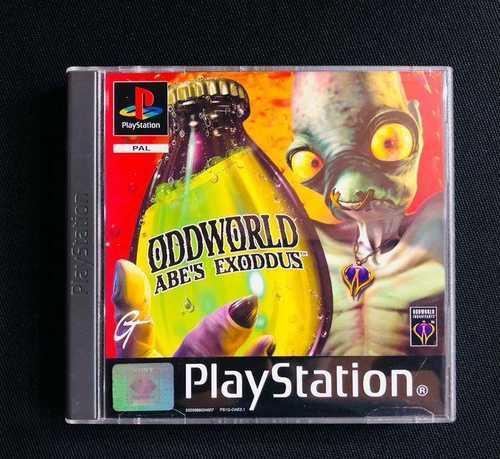 Игра PS1 лицензия Oddworld: Abe's Exoddus