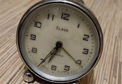 Часы будильник СССР Слааа