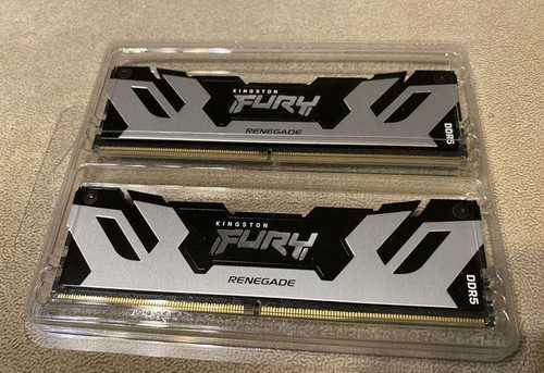 Kingston fury Renegade Silver 2x16гб DDR5