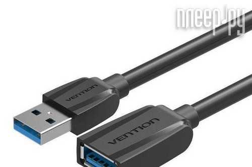 Vention USB 3.0 AM - AF 2.0m Black Edition VAS