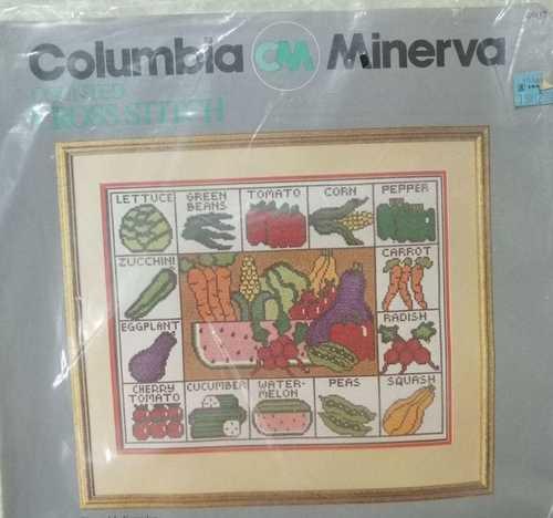 Columbia Minerva. Vegetable sampler. Набор вышивки