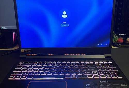 Игровой ноутбук 15.6" Acer Nitro 5 AN515-55, 512 ГБ, Core i7-10750H, RAM 16 ГБ, GeForce RTX 3060 6 ГБ