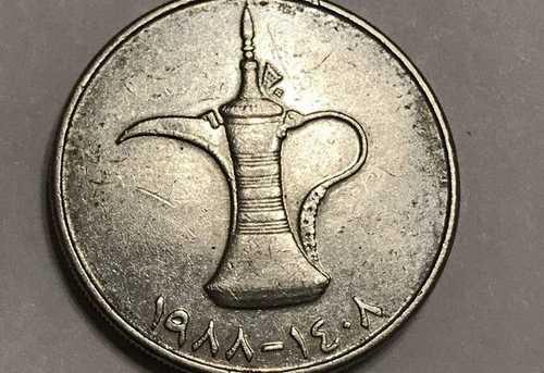 Арабская монета united arab emirates