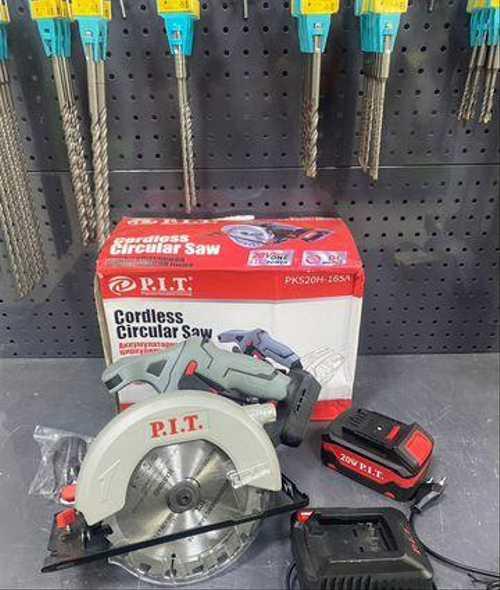 Аккумуляторная циркулярная пила PIT PKS20H-165A