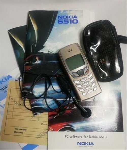 Телефон Nokia 6510 (рабочий) 2002г