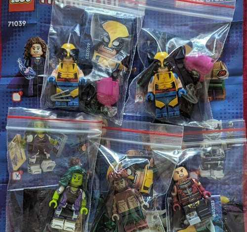 Lego marvel minifigures 71039