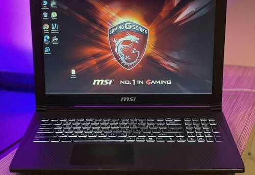 Ноутбук MSI/i5/GTX 1050/16gb/512ssd